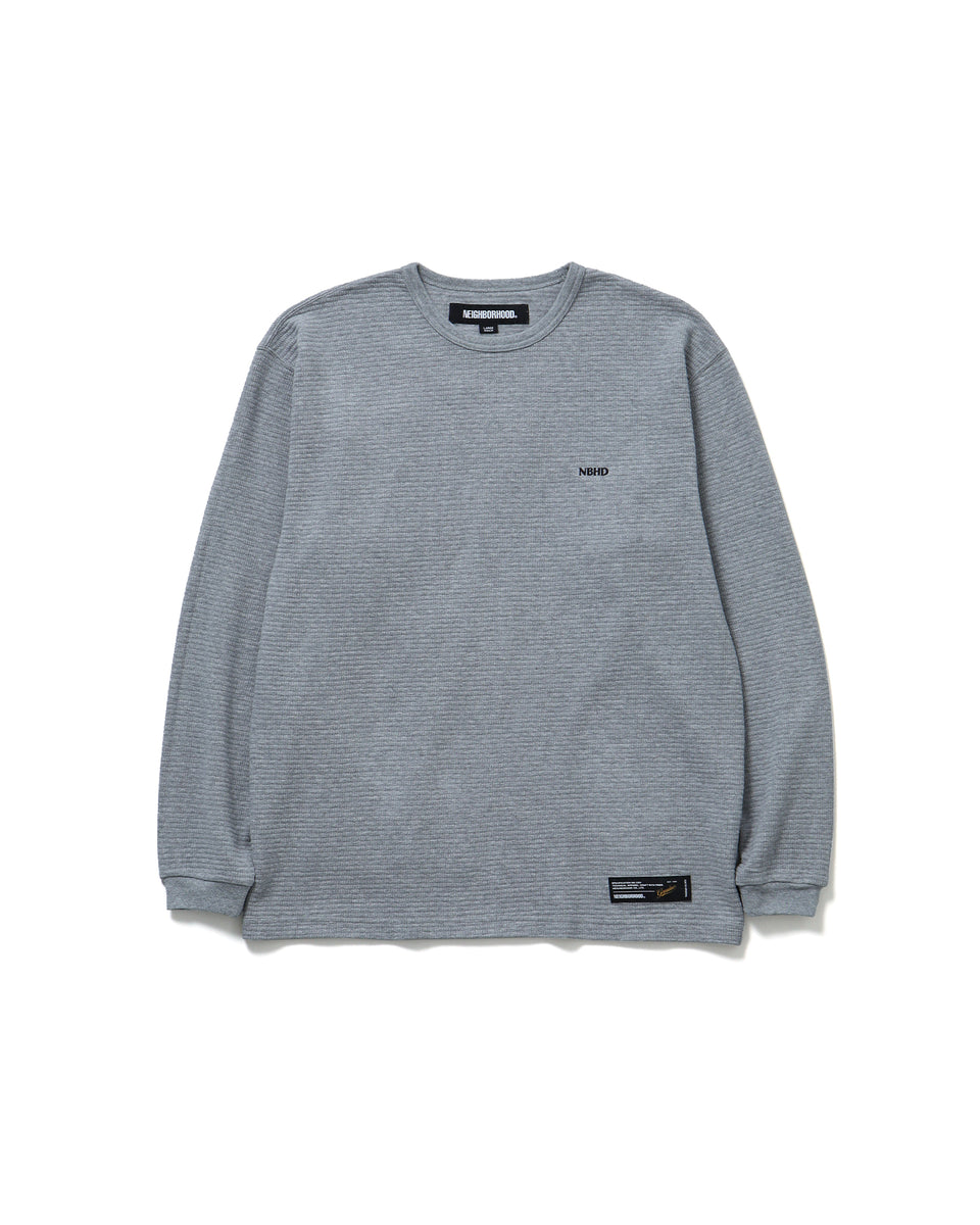 WAFFLE FABRIC CREWNECK LS-2 – INVINCIBLE | Official Website